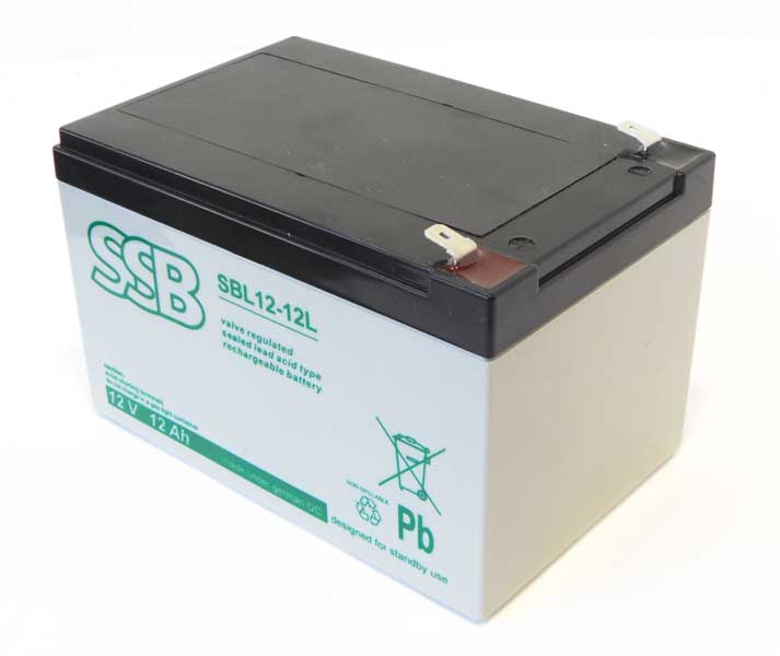 Акумулаторна батерия 12V/12Ah SSB | Tpetrov.com