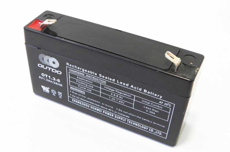 Акумулаторна батерия 6V/1.3AH OUTDO | Tpetrov.com