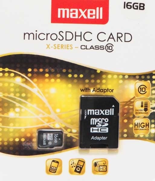 MEMORY MSD CARD 16GB MAXELL | Tpetrov.com