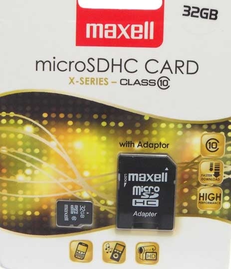 MEMORY MSD CARD 32GB MAXELL | Tpetrov.com