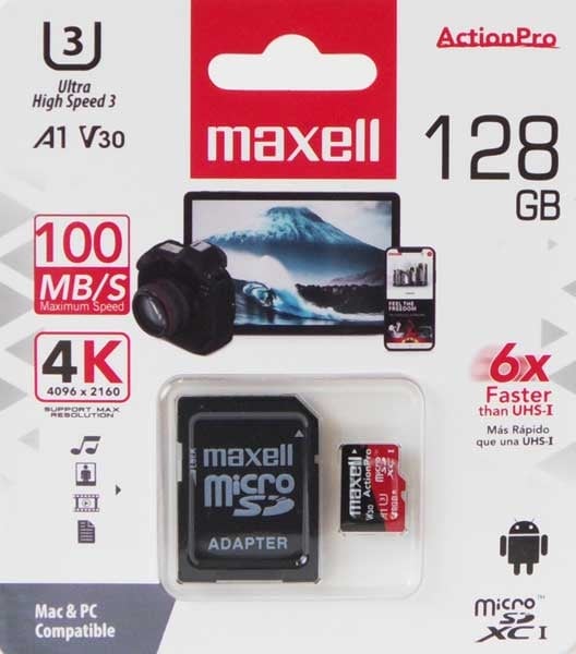 MEMORY MSD CARD 128GB MAXELL | Tpetrov.com