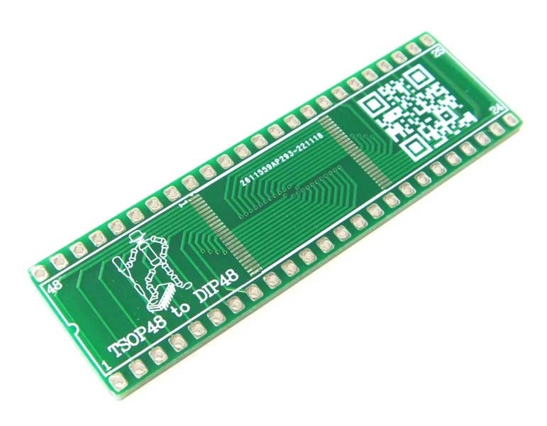 Цокъл платка TSOP48 to DIP48 | Tpetrov.com