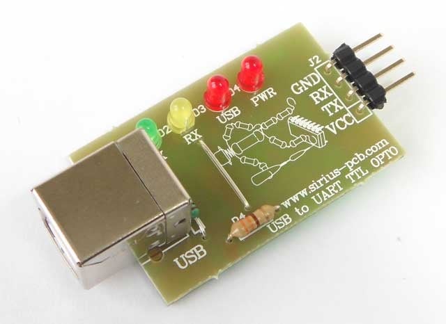 Набор USB-UART TTL OPTO | Tpetrov.com